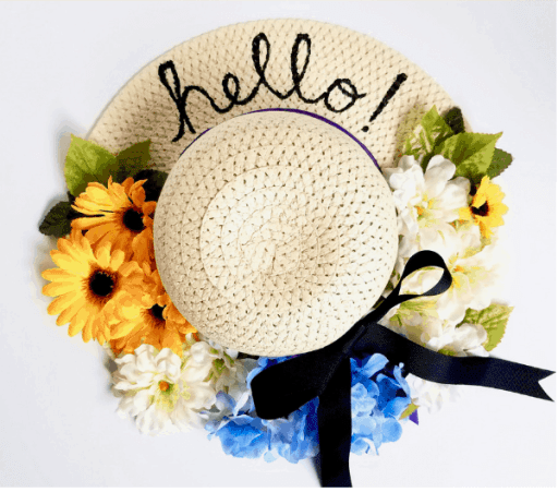 Spoiler Alert: Next Month's Project is a DIY Spring Sun Hat Wreath ...