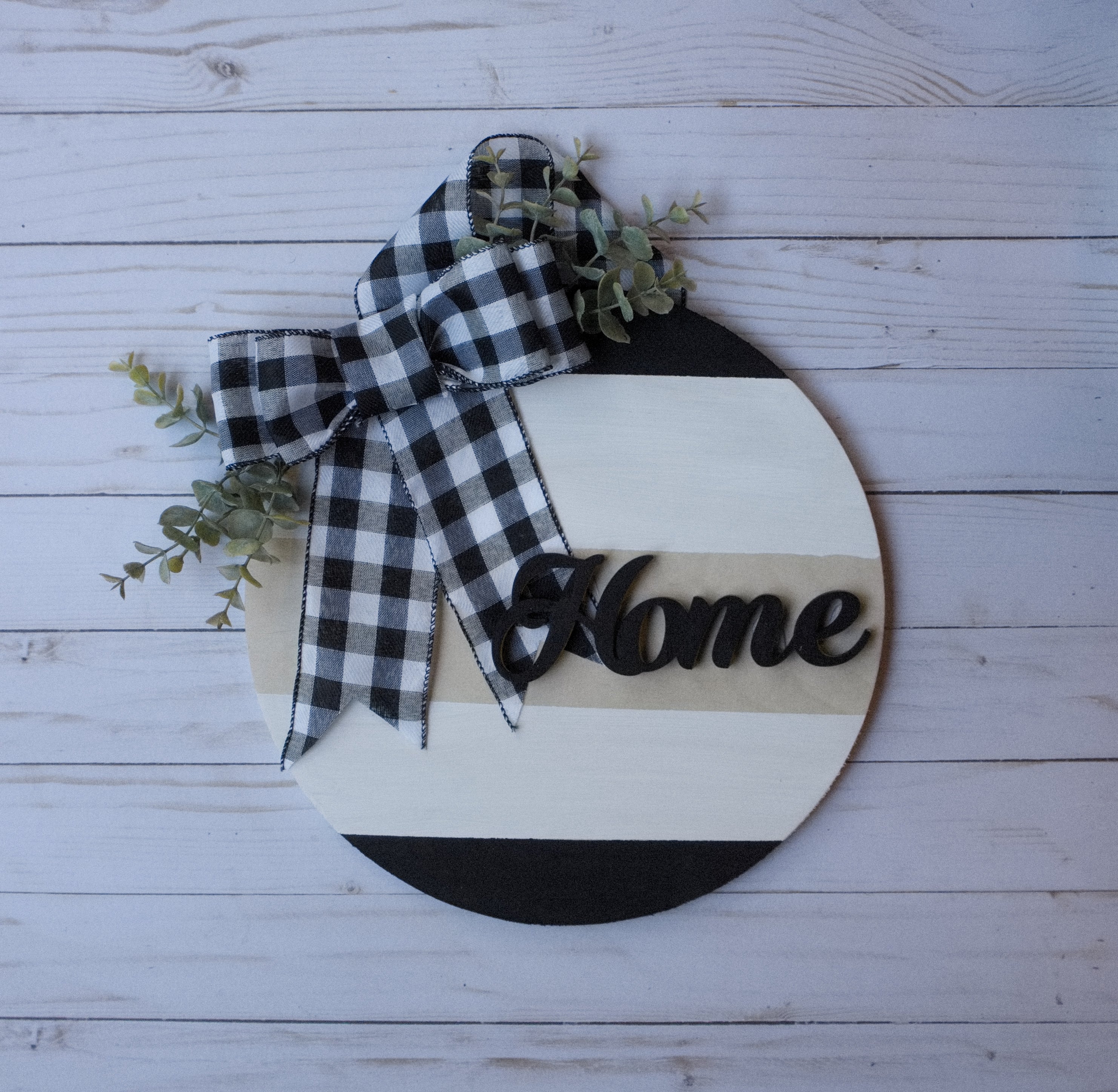 Round Wood Wreath Craft Kit – Home Made Luxe