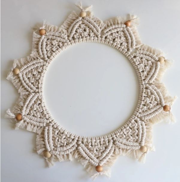 Macrame Mandala Wall Hanging – Home Made Luxe